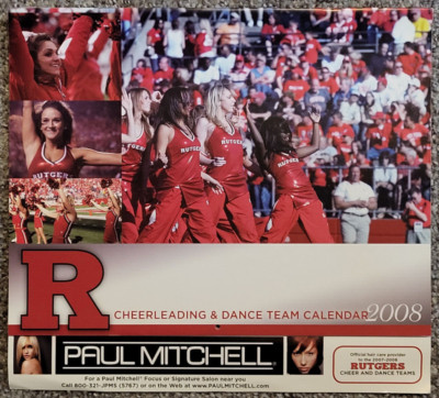 Rutgers University Cheerleading and Dance Team 2008 Calendar, Scarlet ...