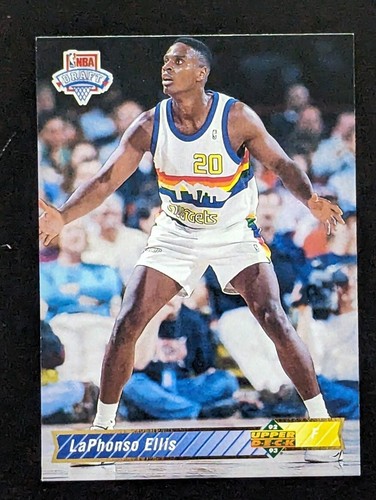 LaPhonso Ellis Denver Nuggets 1992-93 Upper Deck NBA Draft #4 Rookie ...