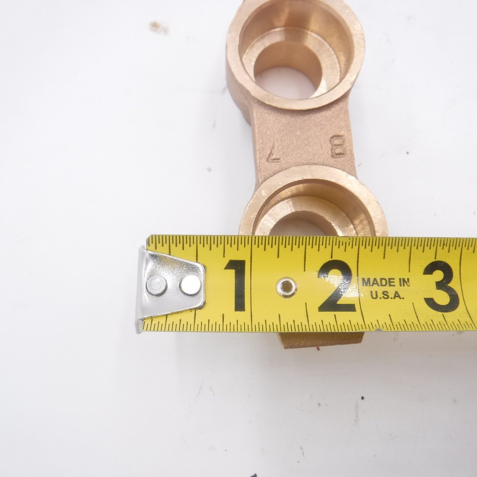 4 Pack 3/4" Sweat Yoke Brass Valve Water Softener Connection Valves | eBay