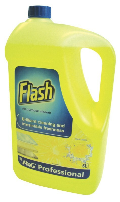 Flash All Purpose Cleaner Lemon 5 litre floors, walls, doors, tables ...