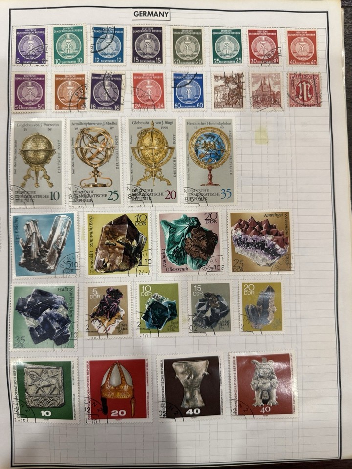 Germany Stamp Collection In Binder Un Searched many mint NH old high ...