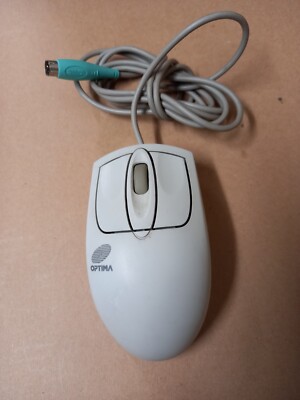 Optima PS2 PS/2 mouse TRACKBALL ball VINTAGE RETRO. 30 days warranty ...