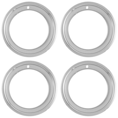 6 LUG 15" RALLY WHEEL 3" DEEP TRIM RINGS BEAUTY RING STEEL WHEELS for ...