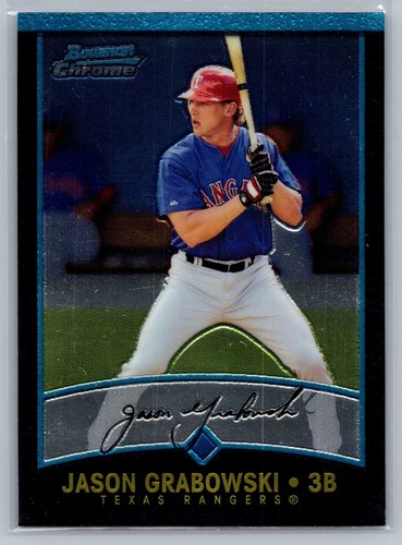 2001 TOPPS BOWMAN CHROME CARD # 233 Jason Grabowski - Texas Rangers | eBay