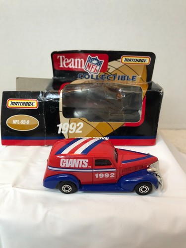 Matchbox Truck NFL NY Giants Collectable 1992 Limited edition NFL-92-9 ...