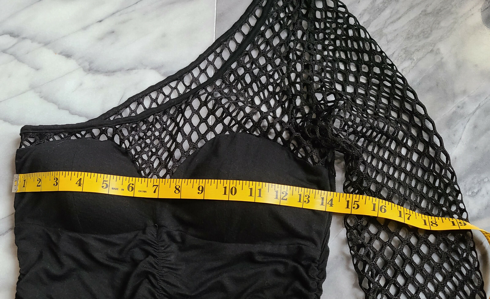 Bodycon Gothic Mini Dress Fishnet Sexy Black Goth Par… - Gem