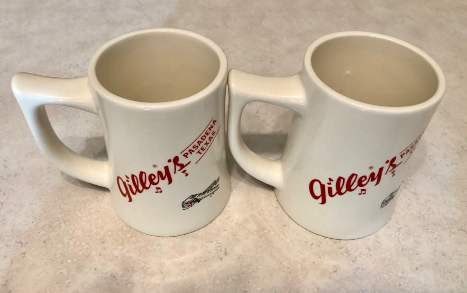 Two Vintage Gilley's , Pasadena Tx, Keyboard Mugs | eBay