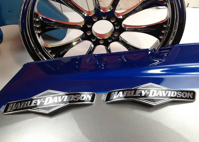 Genuine Harley Touring Skull Willie G Fuel Gas Tank Set Emblems Badges ...