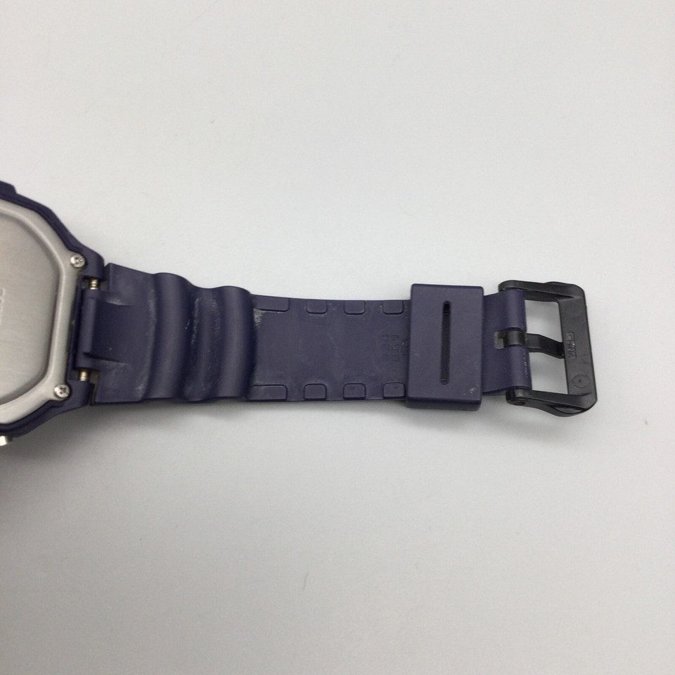 Casio Illuminator Watch Men 3224 W-218H 42mm Blue Digital Day Date ...