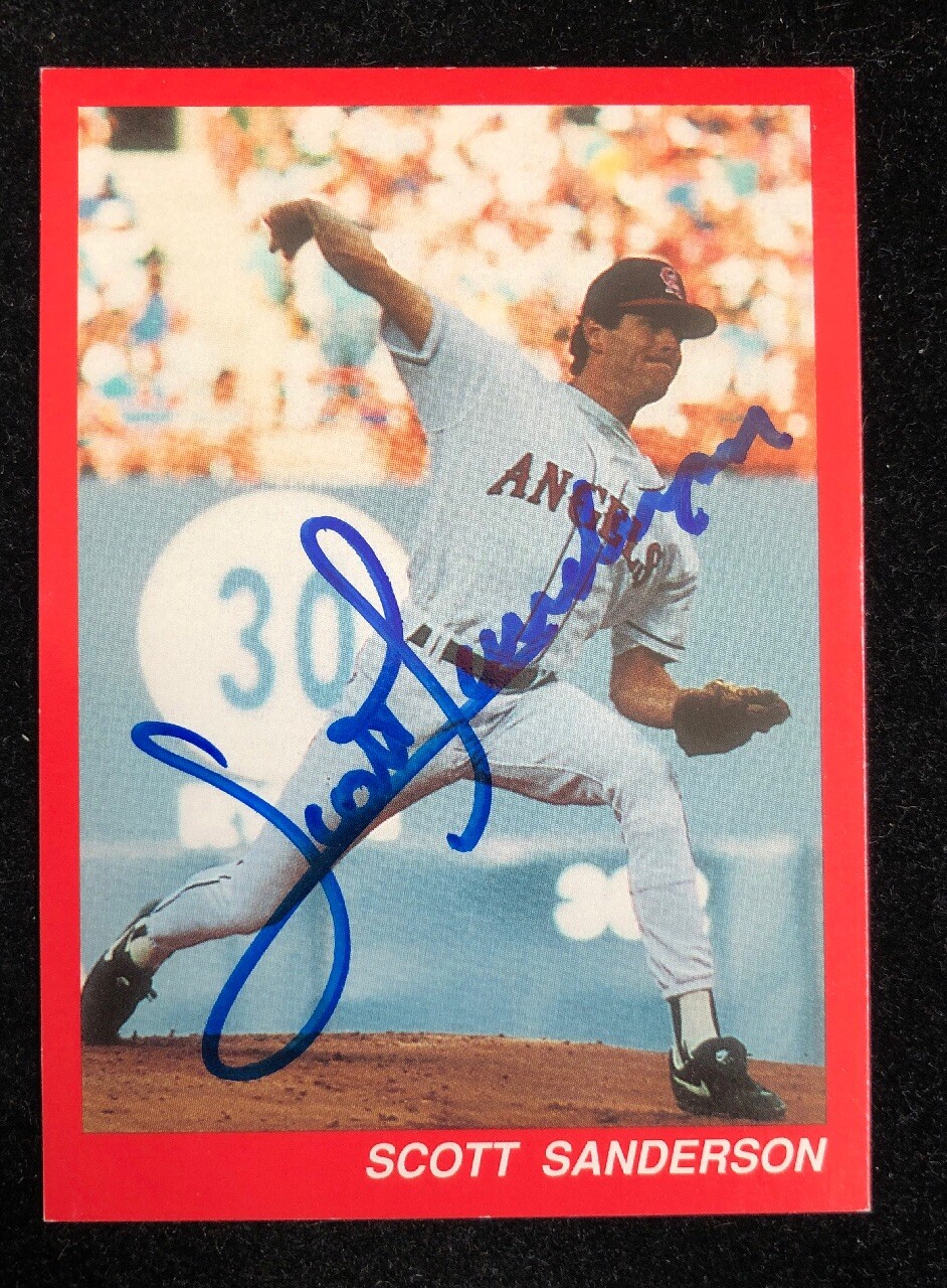 SCOTT SANDERSON RELGIOUS AUTOGRAPHED SIGNED AUTO BASEBALL CARD JOSHUA ...