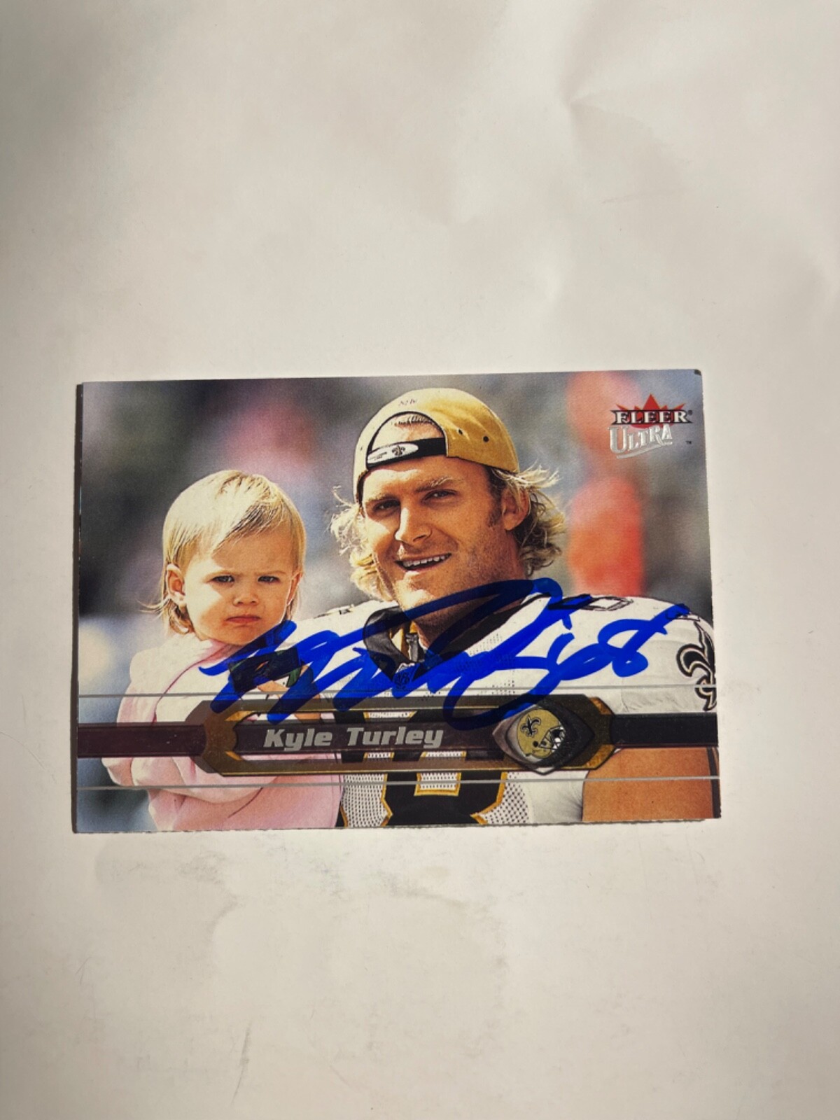 New Orleans Saints KYLE TURLEY Signed Card | eBay