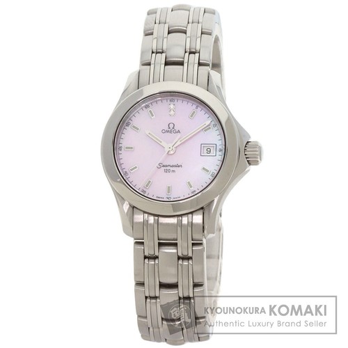 OMEGA 2581.64 Seamaster 120m Wristwatch Stainless Steel SS Ladies Used ...