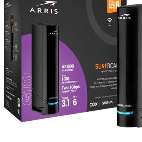 SURFboard G18 Cable Modem Router - 1.8 Gbps Speed and Enhanced Security ...