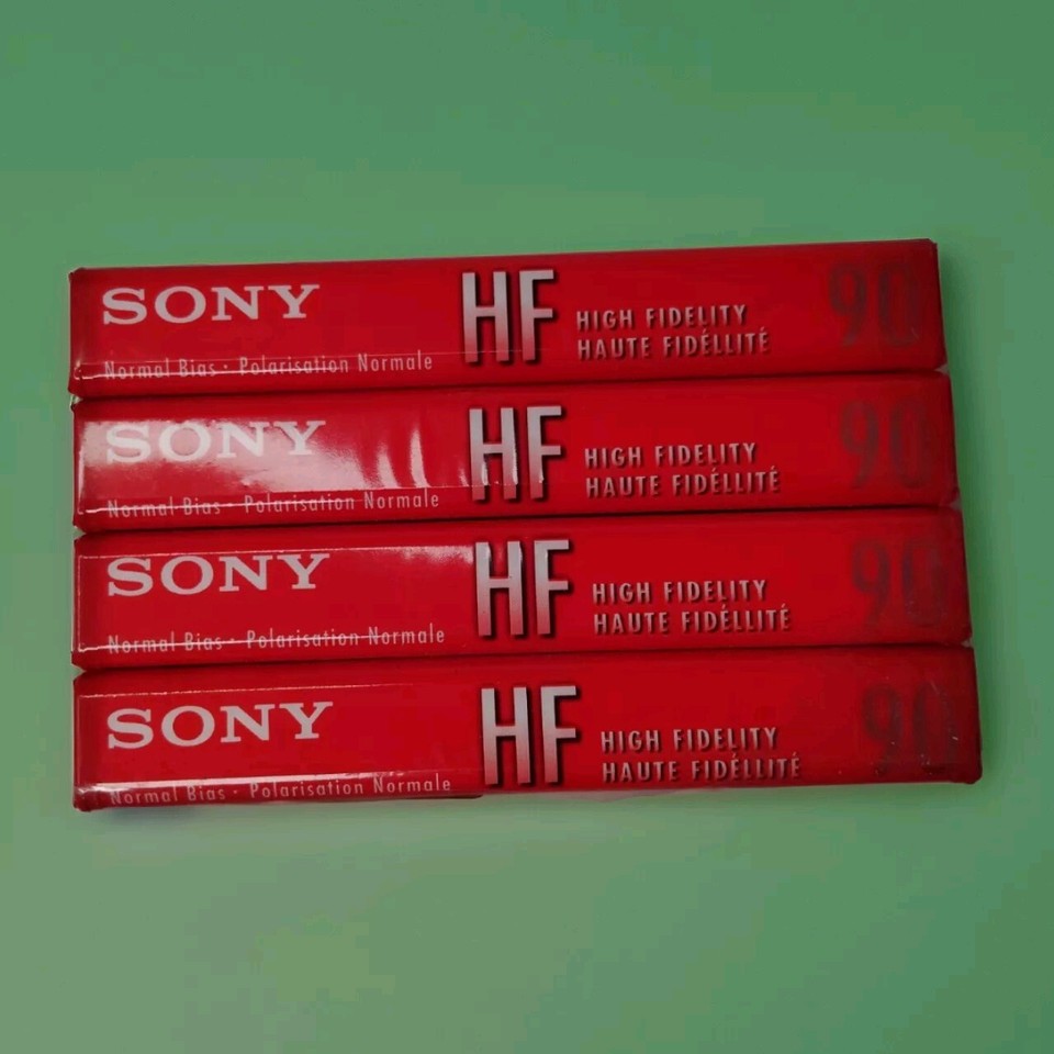 Sony HF 90 High Fidelity Normal Bias Cassette - 90 min (4) | eBay