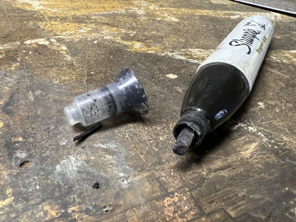 B2 Tactical Sharpie Magic Marker EDC self defense fiberglass OOAK | eBay