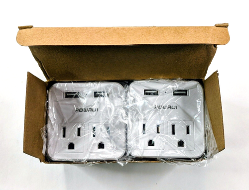 2 Pack Travel Power Adapter Type L - Italy, Uruguay, Chile, Lybia ...