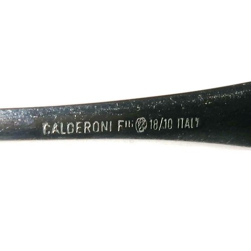 Calderoni BORROMEO Stainless Soup Spoon 7 7/8", Italy | eBay