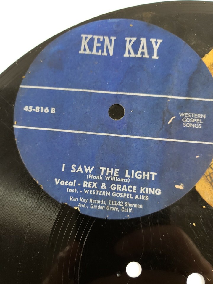 Rex & Grace King Jack Allyn Test Pressing by Minnie Mae Everett 78 10 ...