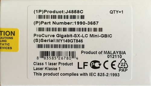 HP X121 1G SFP LC SX Transceiver | eBay