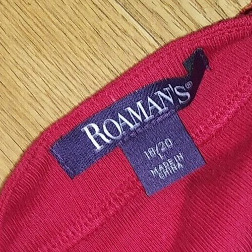 Roaman's women's Red Cropped Bolero Cardigan plus size 18-20 Red Sequin ...