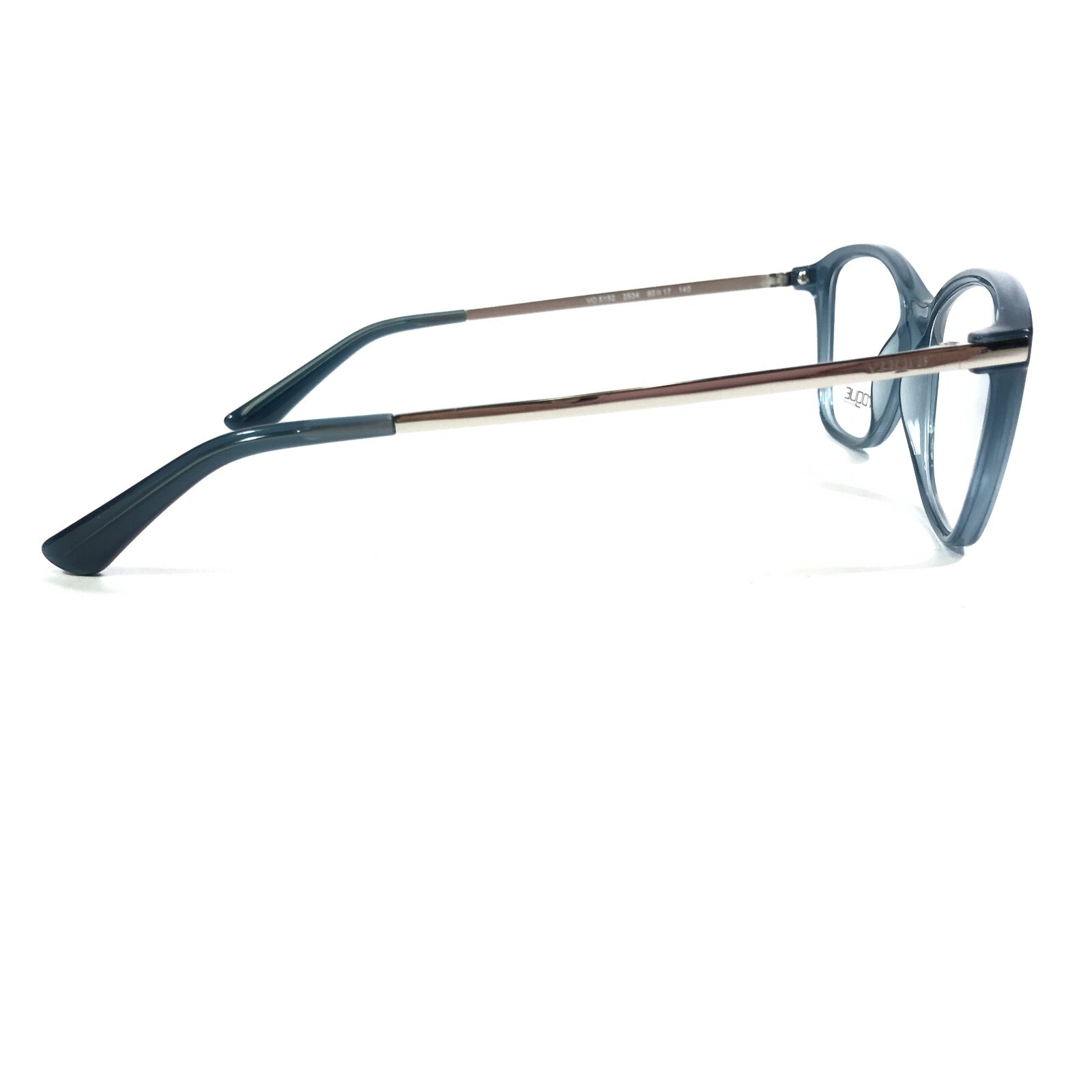 Vogue Eyeglasses Frames VO5152 2534 Blue Silver Square Full Rim 50-17 ...
