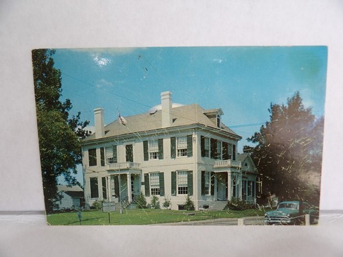 Vincennes IN William Henry Harrison Mansion Grouseland Vintage Postcard ...