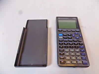 Texas Instruments TI-82 Graphing Calculator, tested With Slide Cover ...