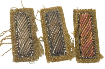 Original WWII US Army Bullion Lieutenant Rank Bars Patches Lot C13 | eBay