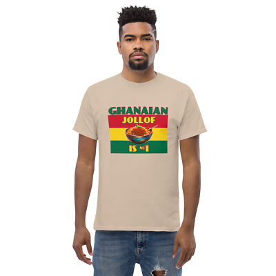 "Ghanaian Jollof" Men's classic tee Ghana African Cuisine Rice Africa ...