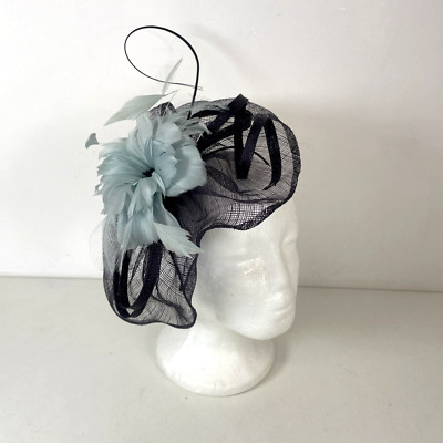 Jacques Vert Blue Fascinator Headband Wedding Races Event Party | eBay UK