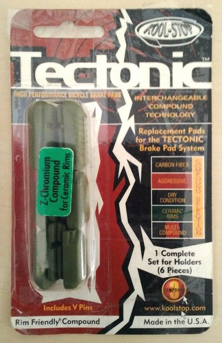 KOOL STOP REPLACEMENT PADS for the TECTONIC BRAKE PAD SYSTEM for ...