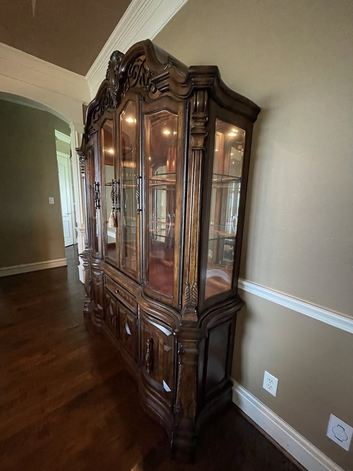 Michael Amini Windsor Court China Cabinet In Vintage- Immediate Sale ...