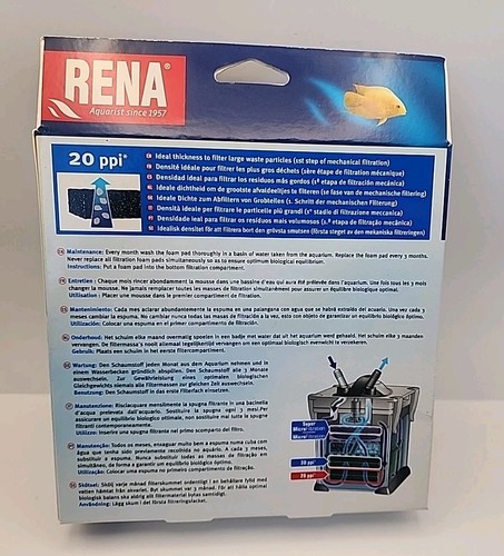 RENA Filtration 20 Ppi Aqurarium Foam #723 | eBay