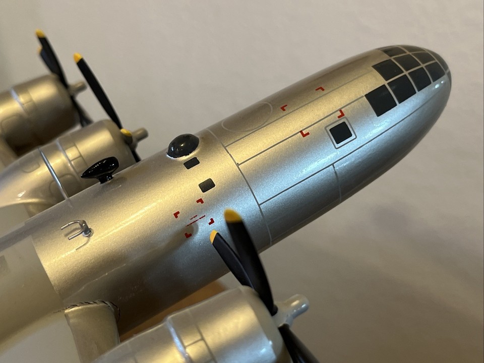 USAAF B-29 Enola Gay Superfortress Desk Black Base Model 1/72 WW2 ...