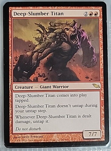 1x Deep-Slumber Titan | Shadowmoor | MTG Magic Cards | eBay