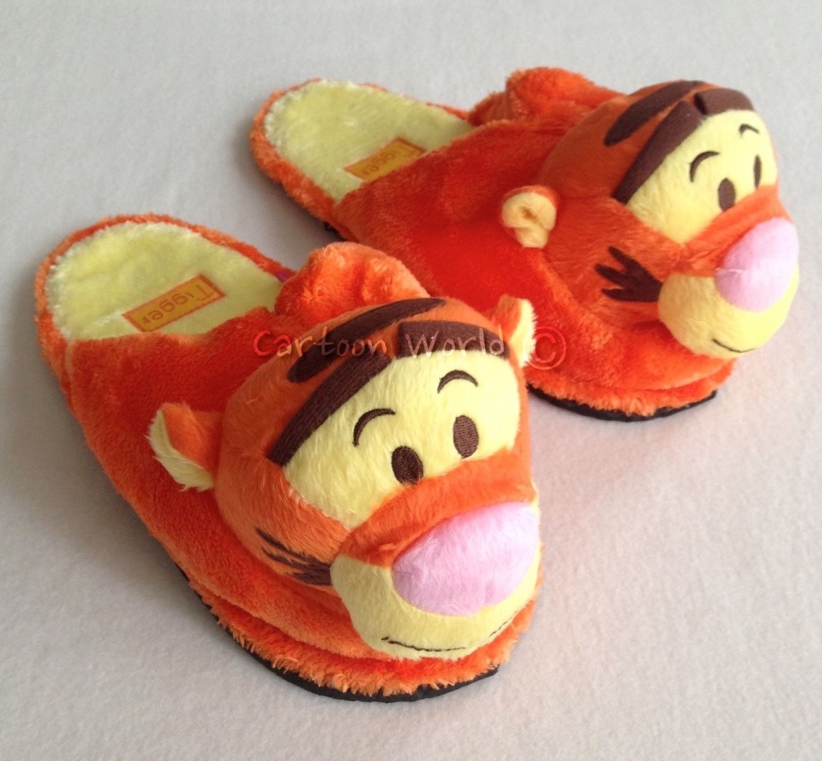 AUTHENTIC Disney Winnie The Pooh Tigger Plush Slippers Shoes Sandal US ...