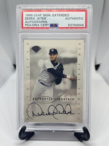 1996 Leaf Signature Series - Signatures Update Derek Jeter (AU) for ...