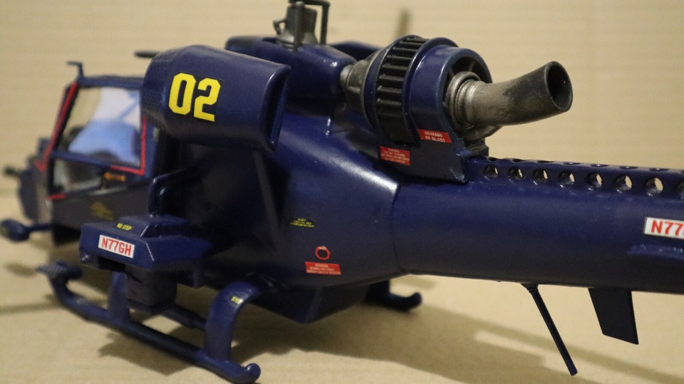 Blue thunder Dream machine Airwolf 1/48 scale 1983 movie model kit | eBay