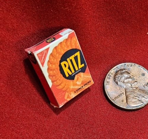 Household - Kitchen - Food - Box of Crackers - New - 1" Scale | eBay