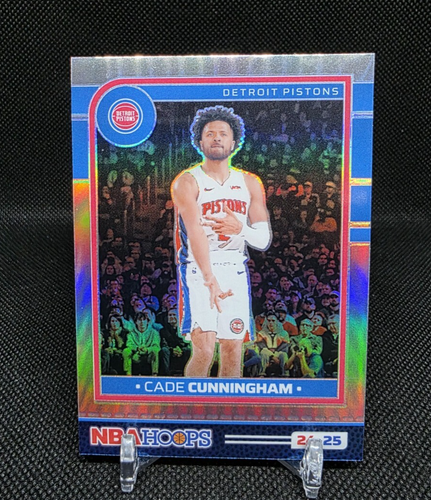 Cade Cunningham 2024-25 Panini NBA Hoops Silver Prizms Premium #194 ...