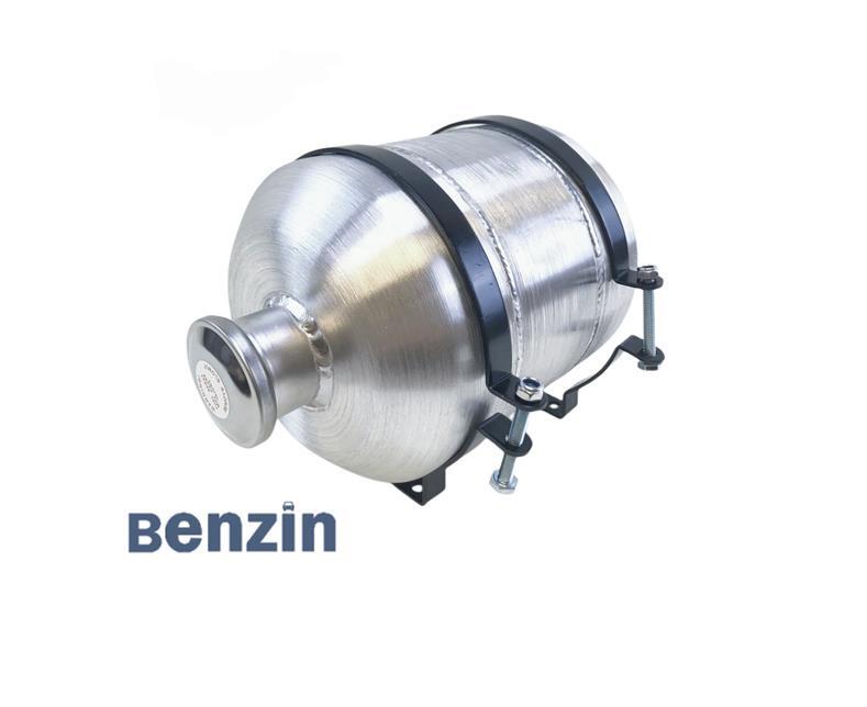 Universal 2 Gallon Gas Tank 8''x10'' Spun Aluminum 1/4'' NPT Vertical ...