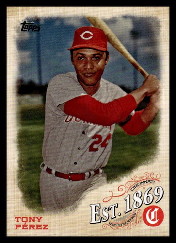 2019 Topps Update Tony Perez #EST-8 Cincinnati Reds Baseball Card EST ...
