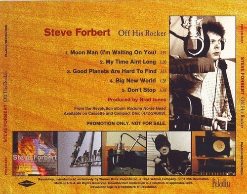 Steve Forbert– Off His Rocker (CD, Single Promo) V.G | eBay