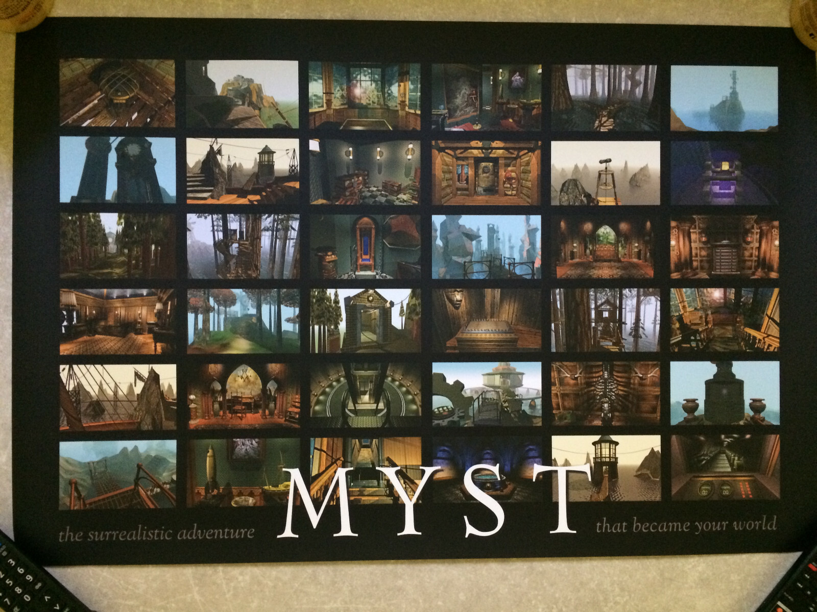 ULTRA RARE - MYST 20TH ANNIVERSARY - OFFICIAL GAME POSTER | eBay UK