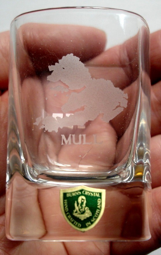 Burns Crystal Dram Glass, Isle of Mull, Handcrafted in Scotland, Shot ...
