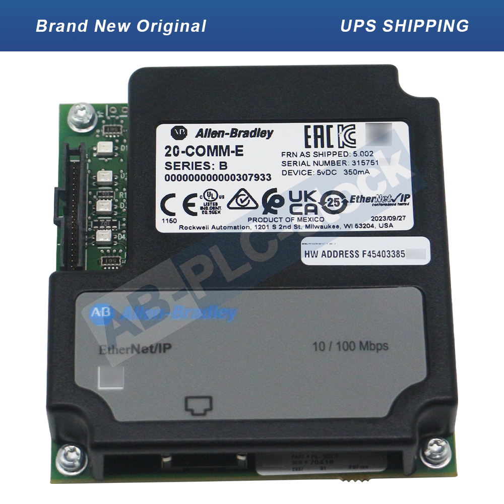 Allen-Bradley 20-COMM-E AB 20COMME Ethernet/IP Adapter module NEW | eBay