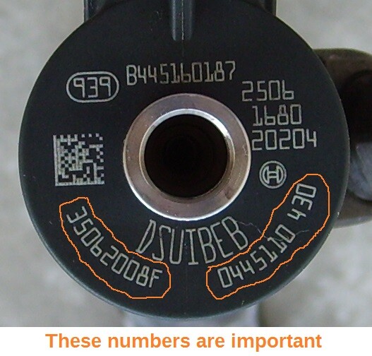Injection Nozzle Injector Jeep Grand Cherokee 3.0 CRD V6 0445110430 ...