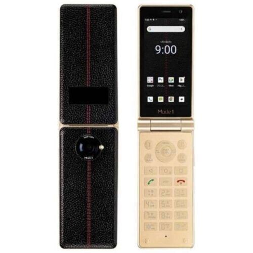 FREETEL MODE1 RETRO II Android Flip Phone Unlocked Black Retro 2 New ...