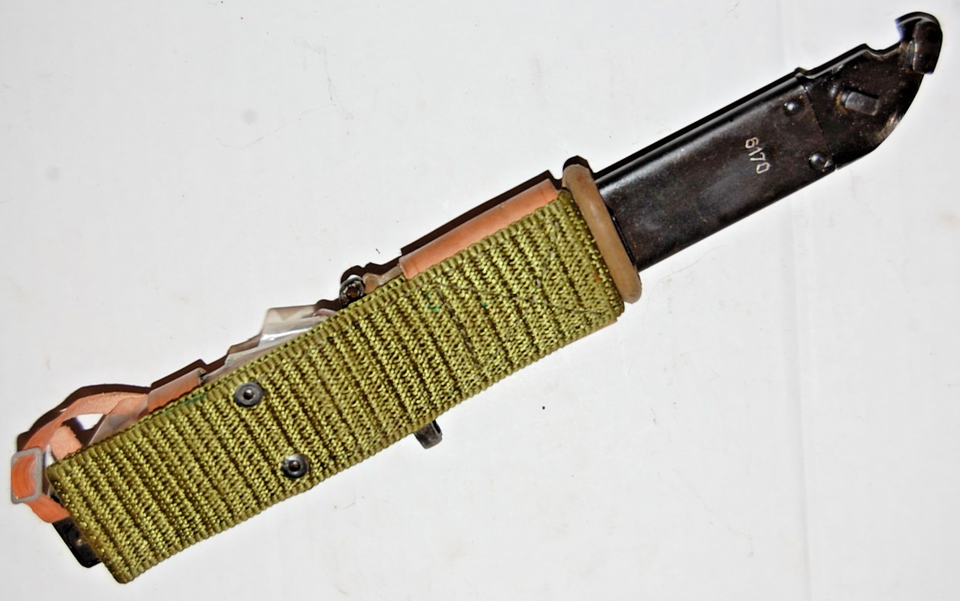 Romanian Type II Soviet Style Rifle Knife Bayonet w/ Scabbard & Frog ...