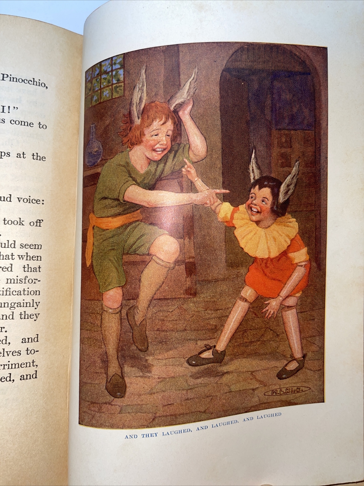 1914-Pinocchio By C Collodi- Illustrated By Maria L Kirk-Hb Color ...